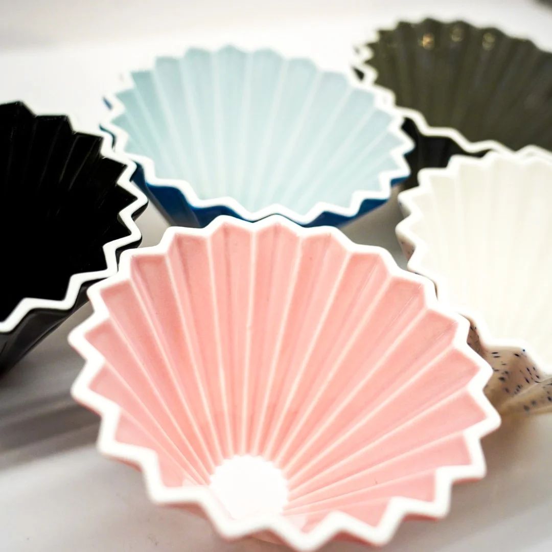 Cafetera origami - Flower dripper Blanco Pollock - Distrito Cafetero